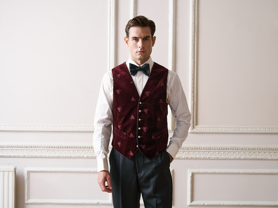 Mens Patterned Waistcoats | Silk, Velvet & Wool Designs | Favourbrook