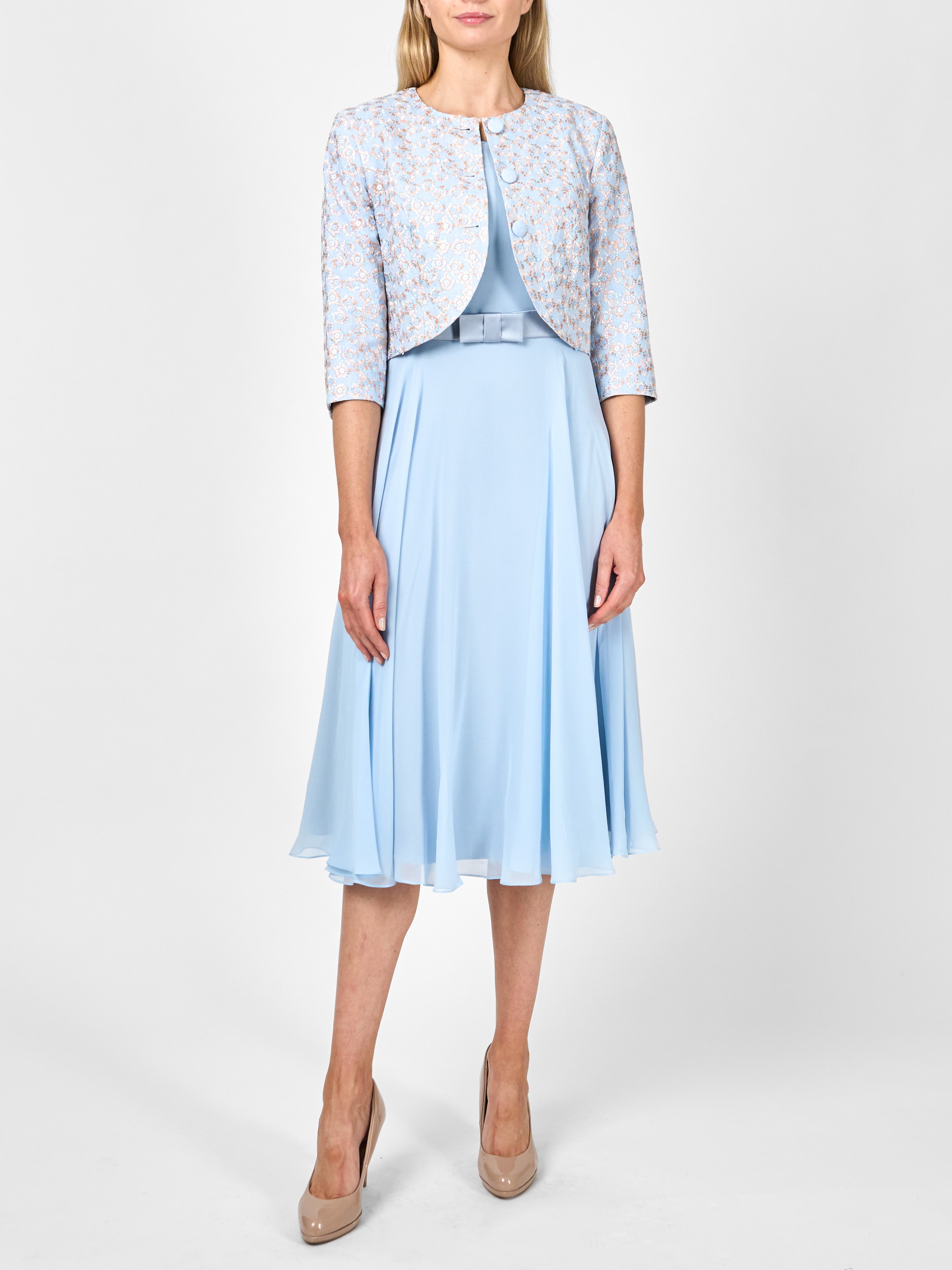 Davina Jacket Pale Blue Cosgrove Crease Resist Linen – Favourbrook