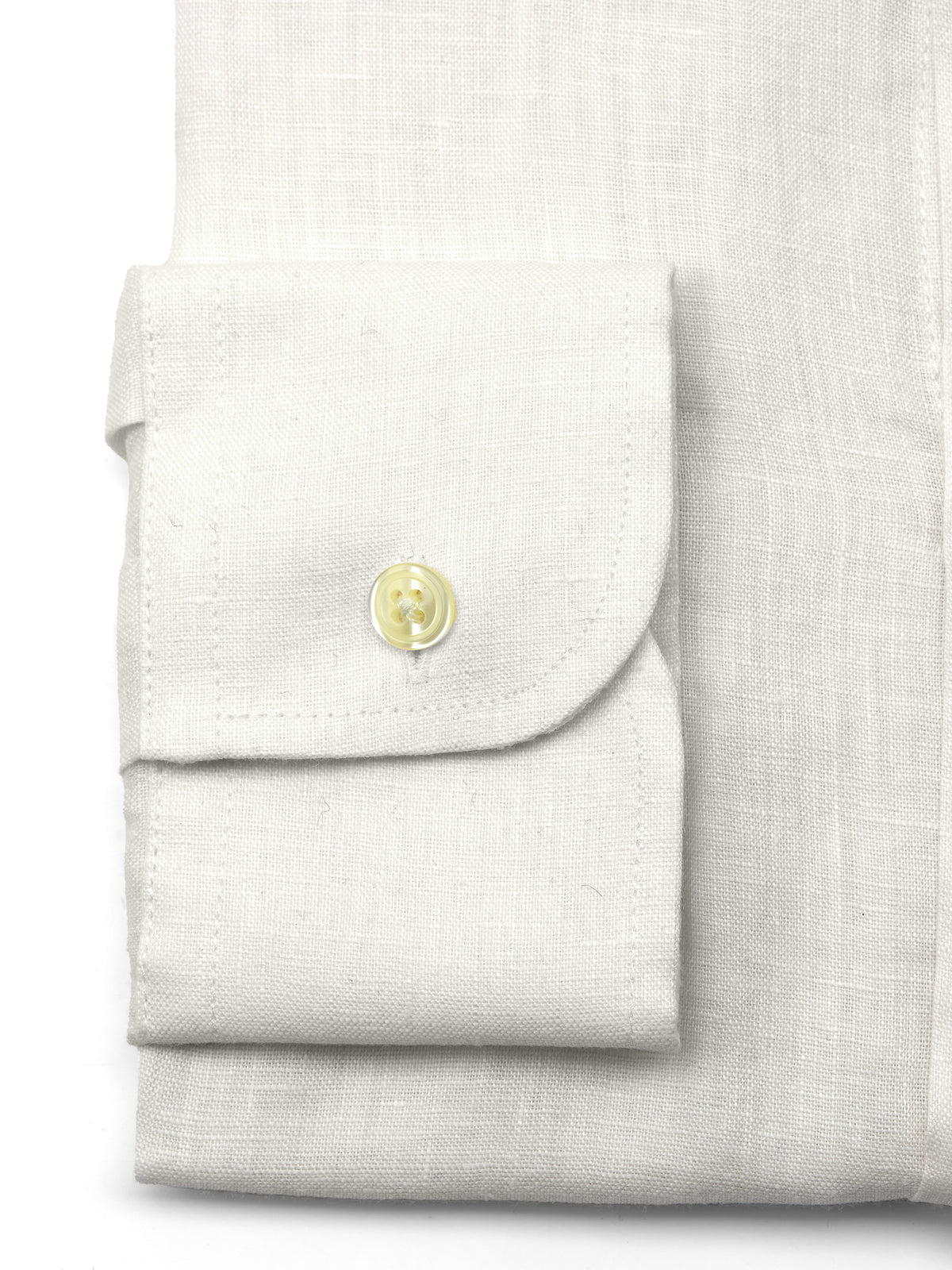 Ivory Colne Linen Cutaway Collar Shirt – Favourbrook