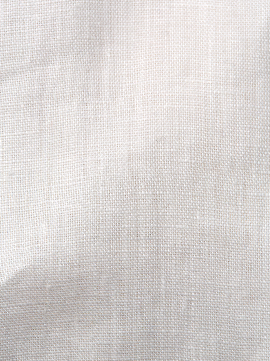 Ivory Colne Linen Cutaway Collar Shirt – Favourbrook